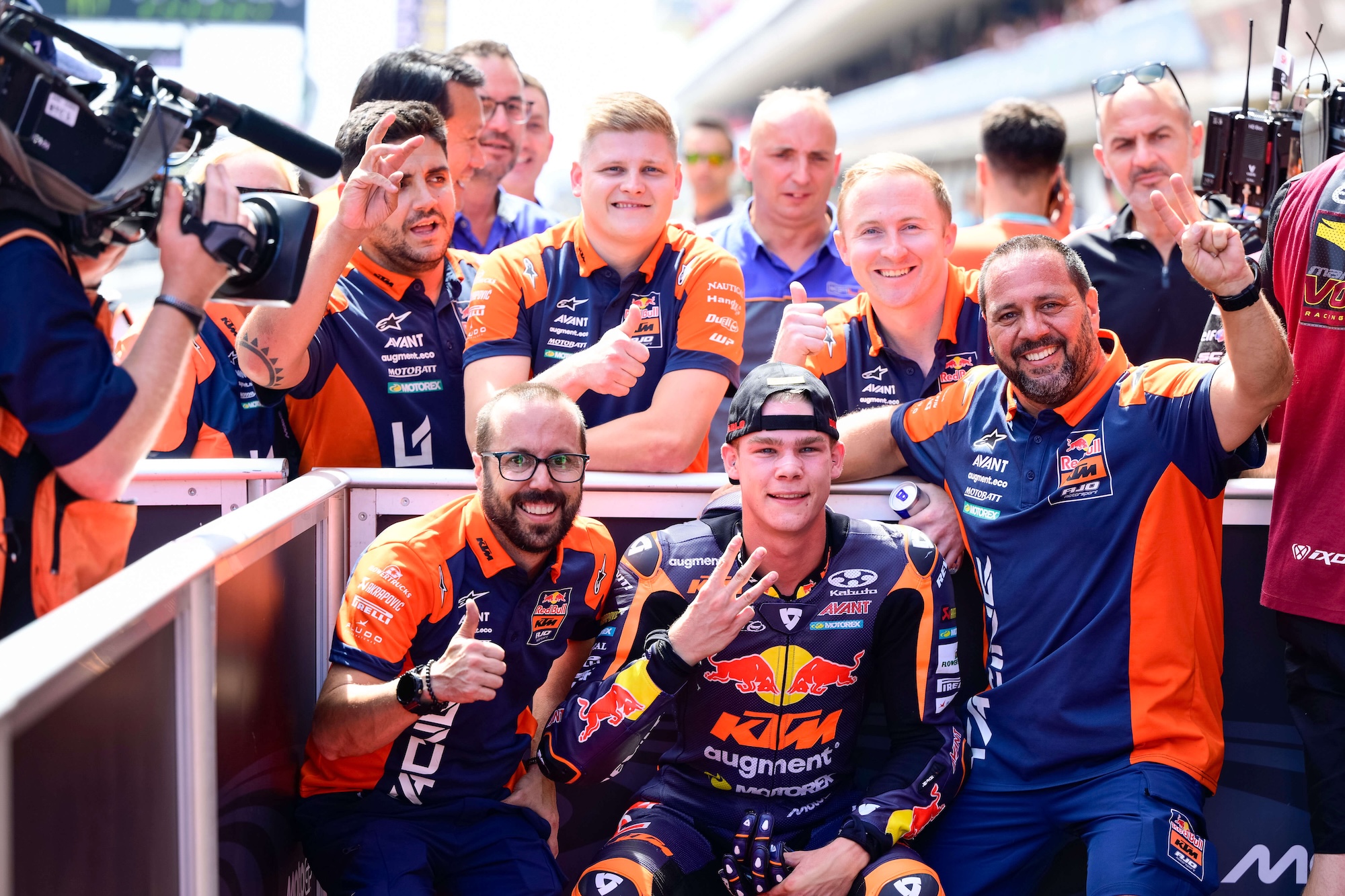 First front row of the season for Collin Veijer in Barcelona - Collin ...